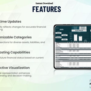 Financial Balance Sheet Dashboard Excel Template With Auto PDF Report ...