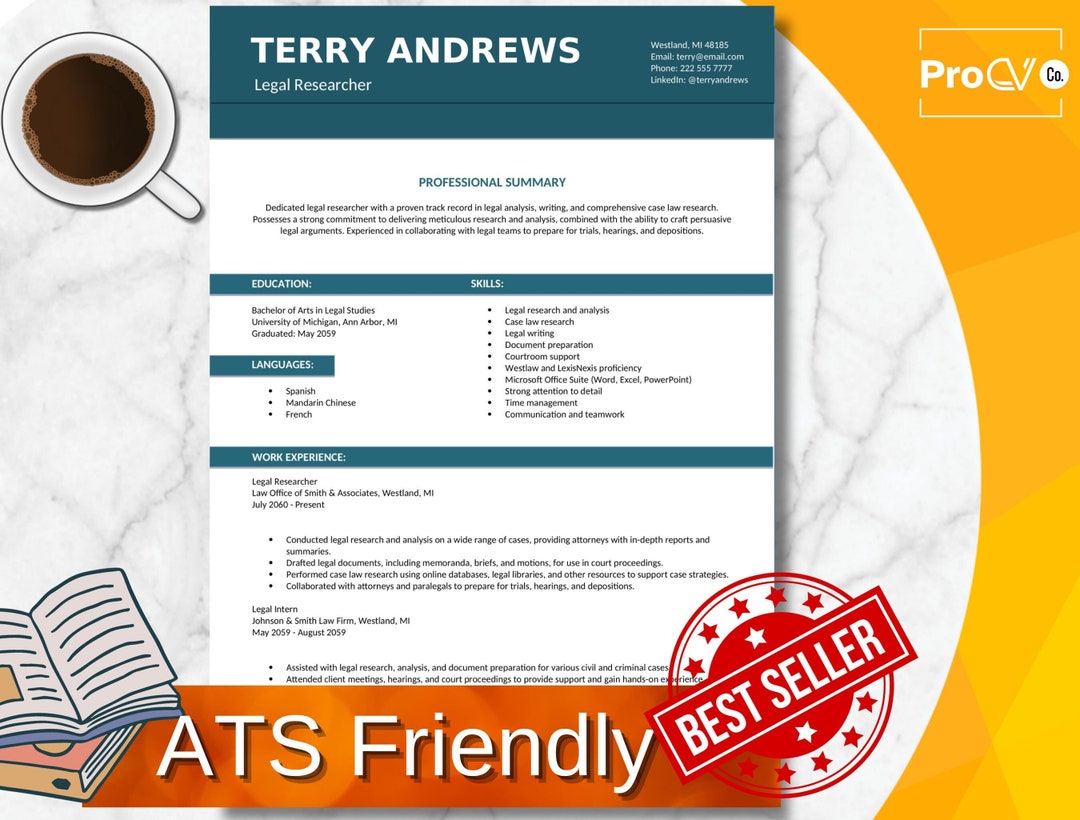 ATS Enabled CV Template| Get Landed | Bestseller | ATS Compatible ...