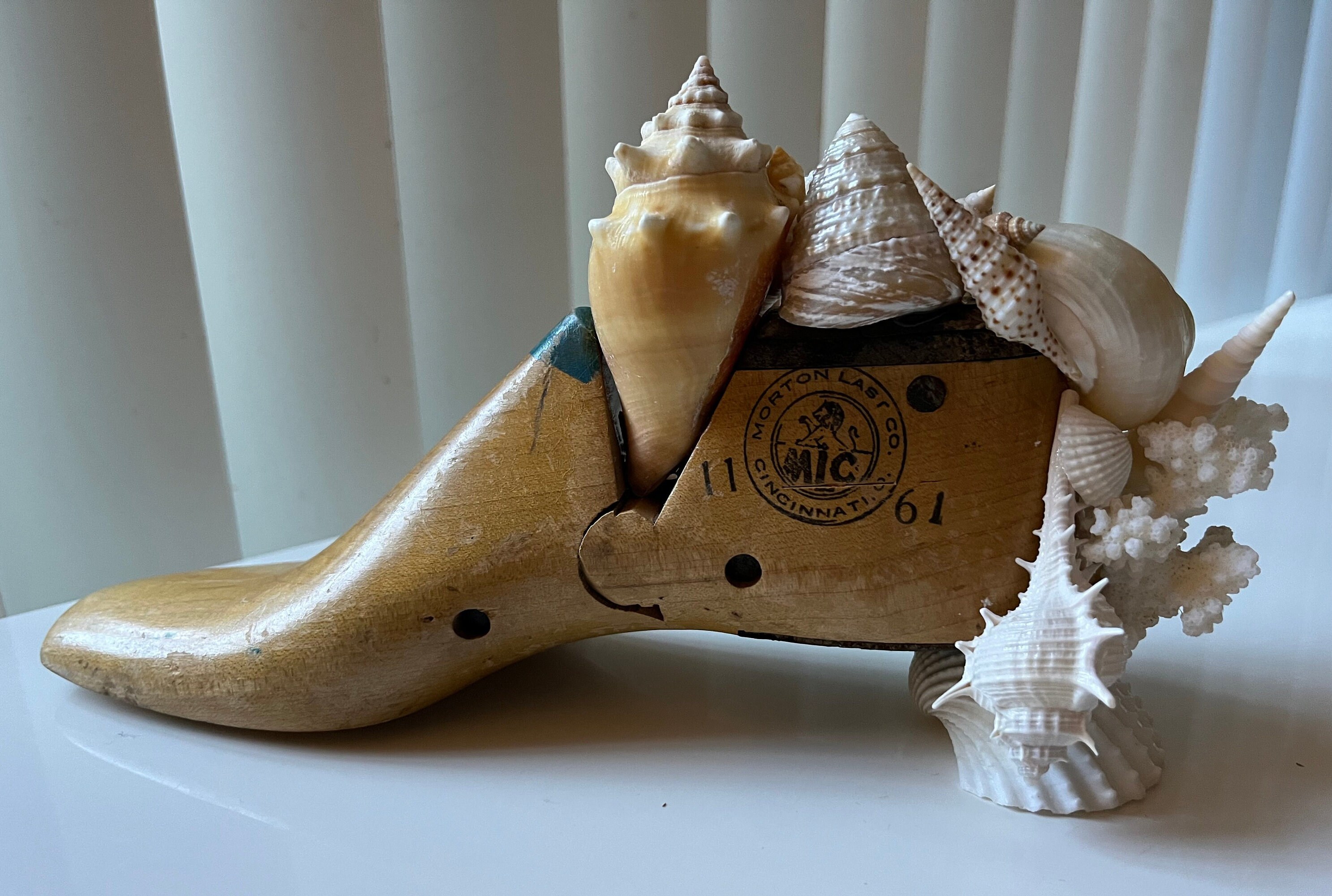 Mermaid Mini Me Seashell Heel Vintage Shoe Last Flat - Etsy