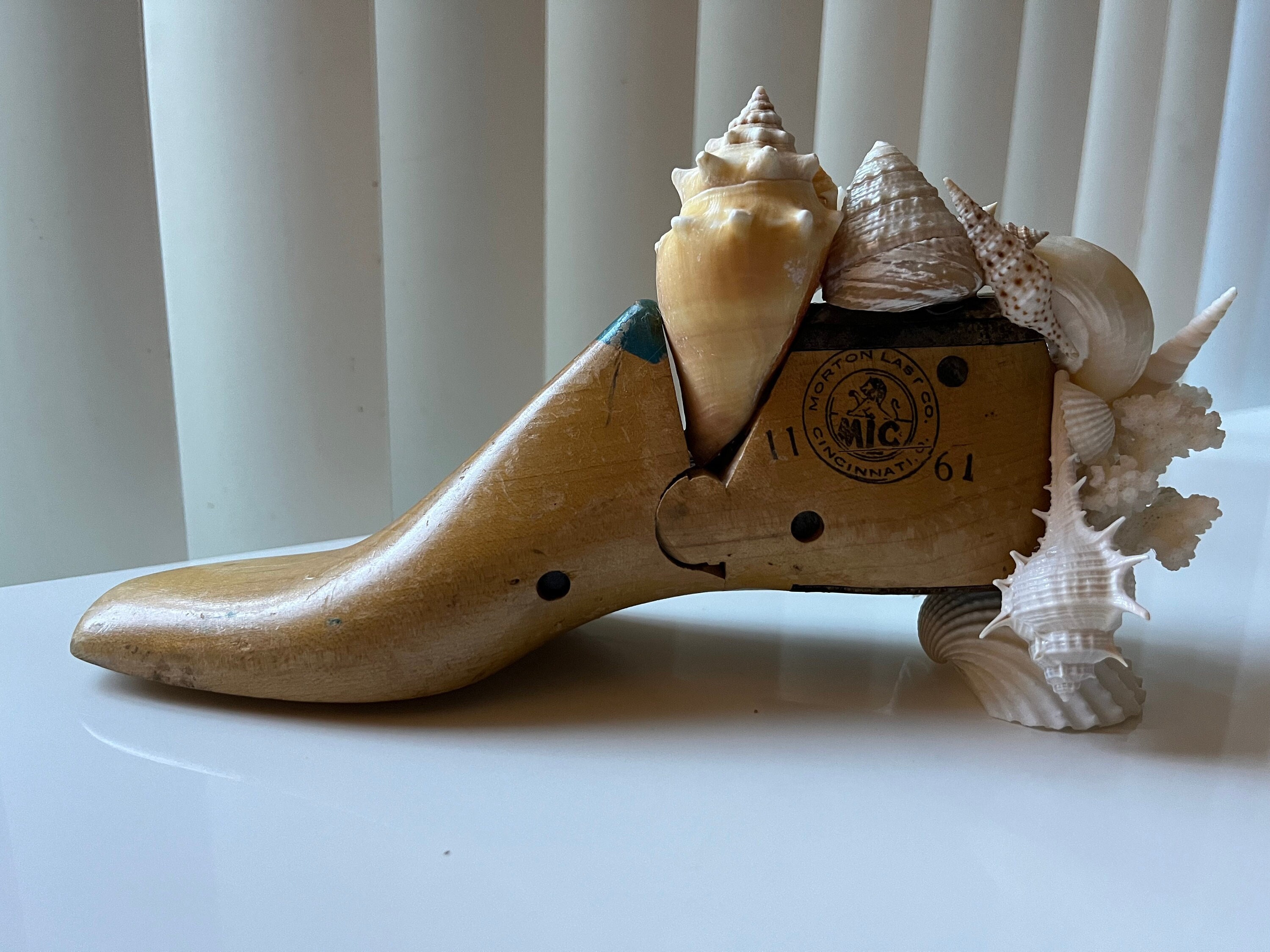 Mermaid Mini Me Seashell Heel Vintage Shoe Last Flat - Etsy
