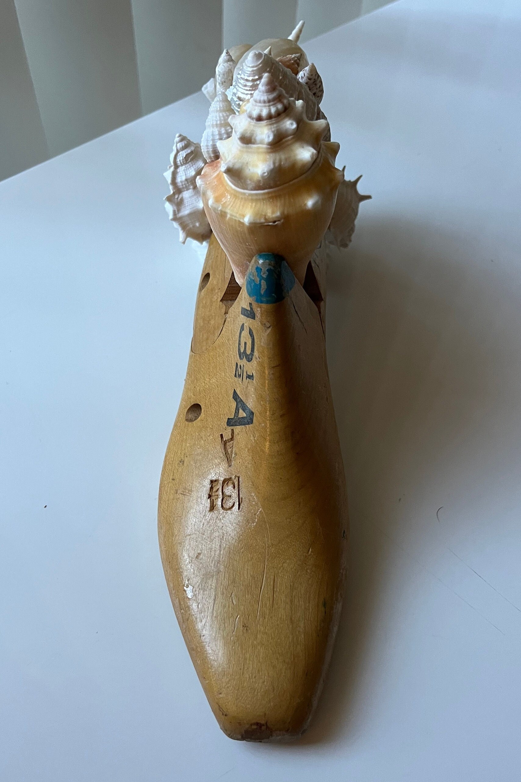 Mermaid Mini Me Seashell Heel Vintage Shoe Last Flat - Etsy