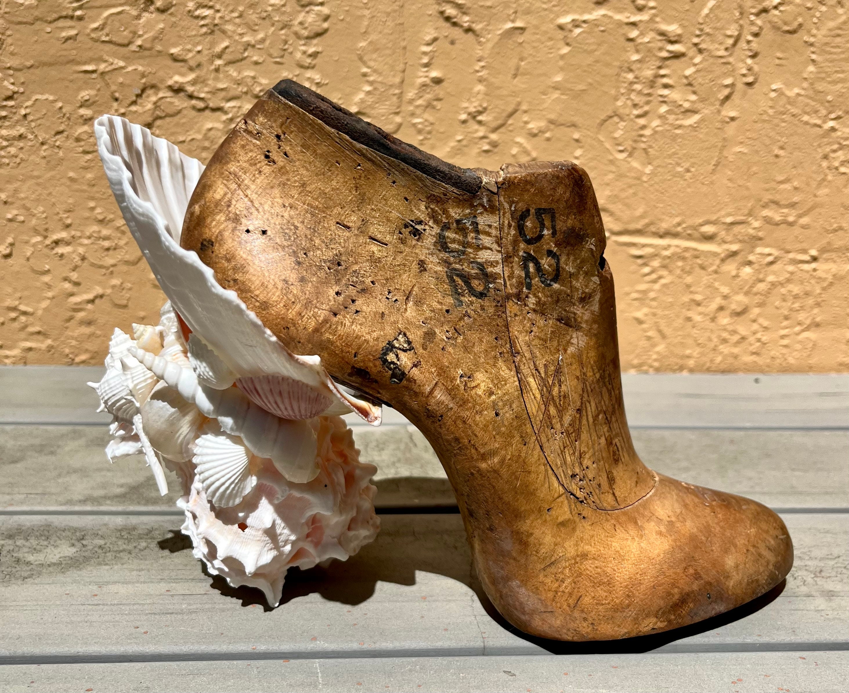 Mermaid Heels Vintage Shoe Sterling Last Pin up Girl Costal Beach House ...