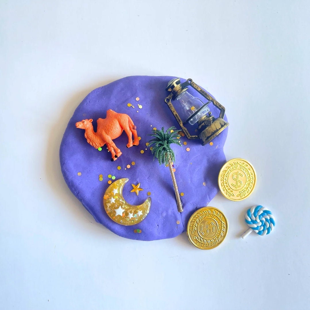 Ramadan Playdough Jars Eid Playdough Kit Eid Kids Gif Ramadan Sensory ...