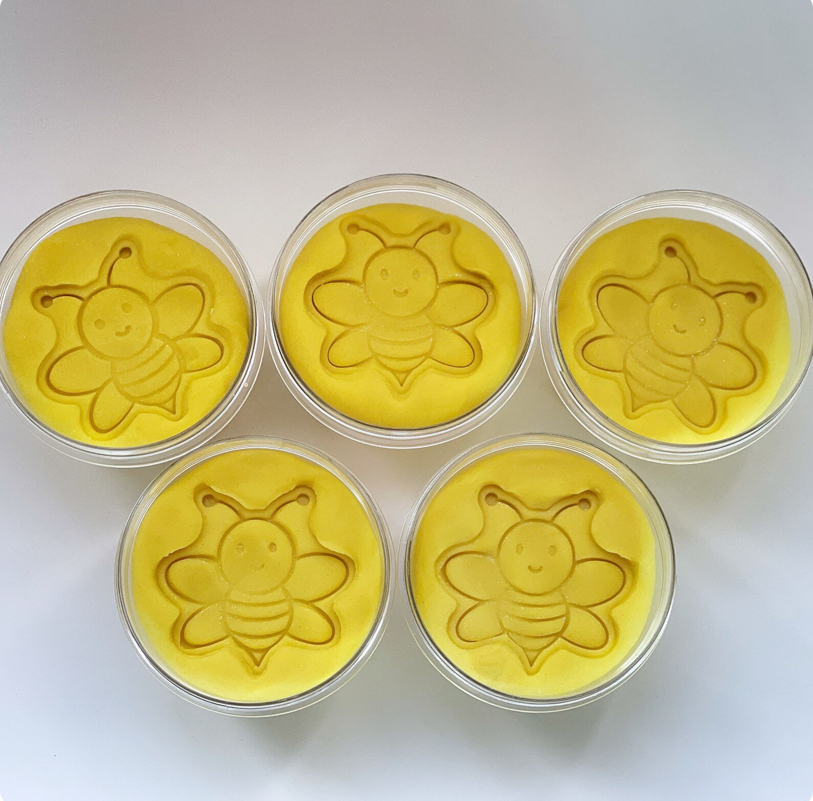 Bee Party Favors Set of 5, Bee Playdough Jars, 1st Bee Day Thank You ...