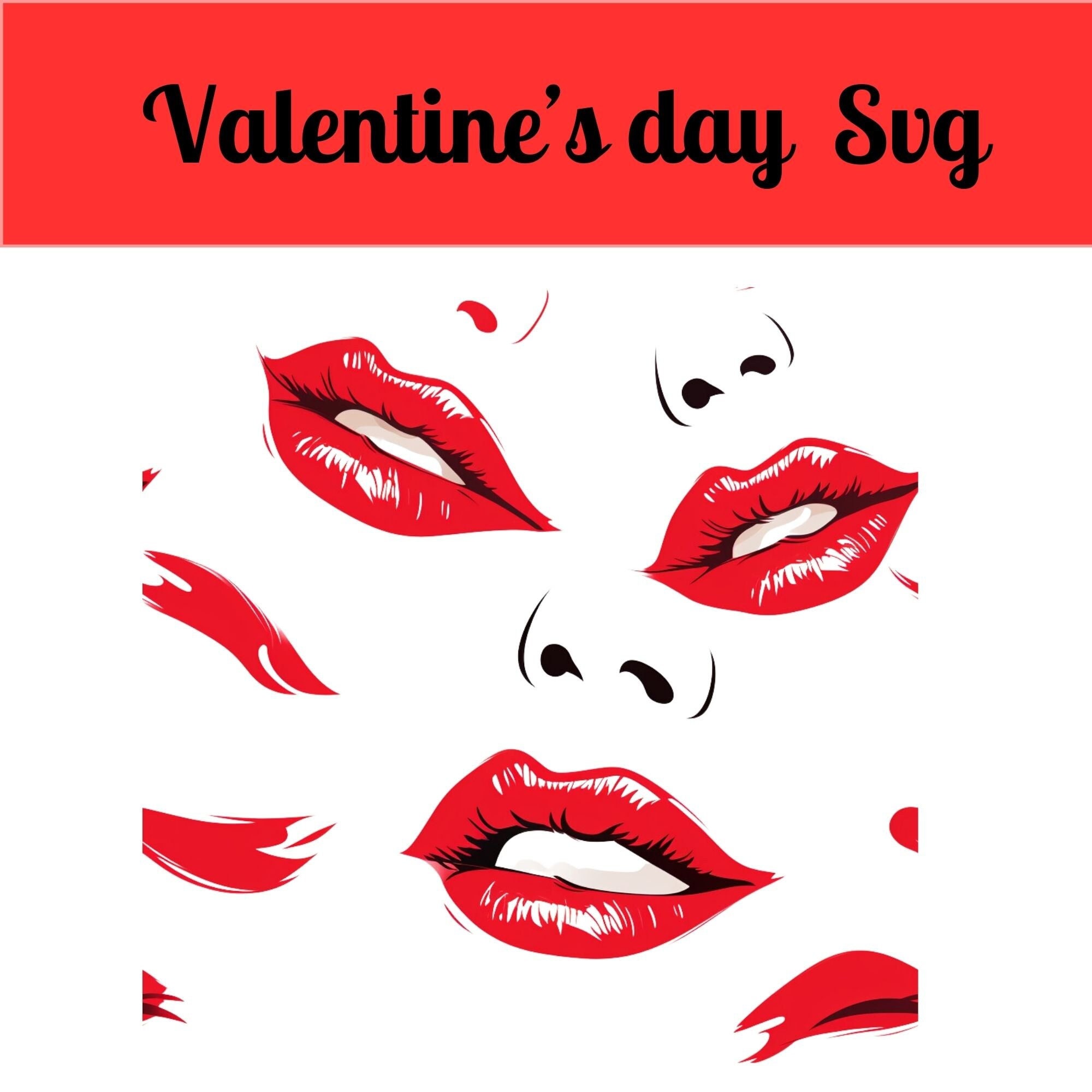 Lip Svg,lips Svg, Red Lips SVG, Kiss SVG, American Lips SVG, Kiss ...