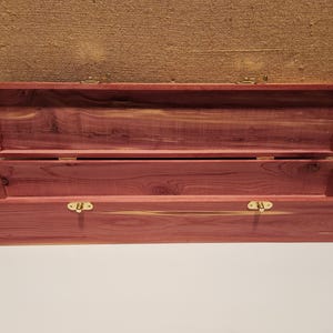 Handcrafted Red Cedar Feather Box: Native American Storage With Brass ...