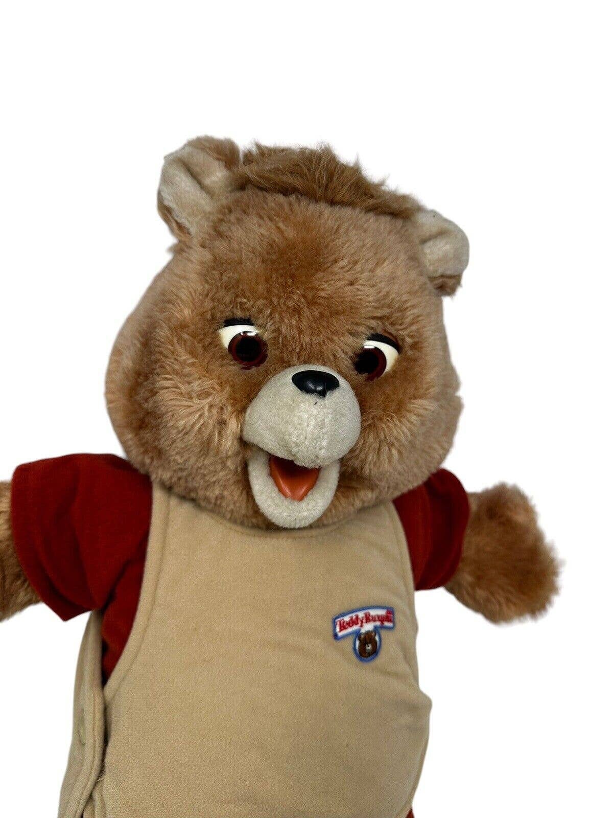 Vintage 1985 World of Wonder Teddy Ruxpin Plush Singing Bear 16 Rare ...