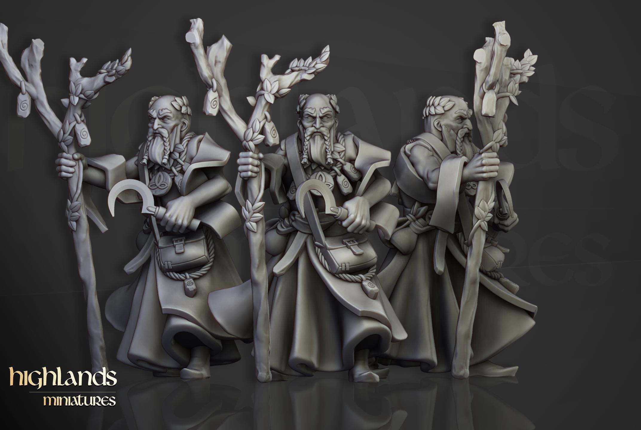 Houses of Magic - Wizards of the Empire of Sun - 8 Models - in 12k- by ...