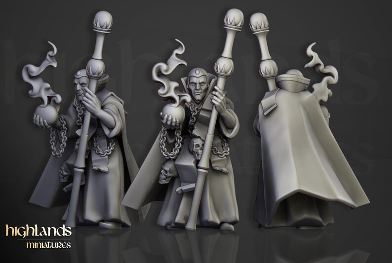 Houses of Magic - Wizards of the Empire of Sun - 8 Models - in 12k- by ...