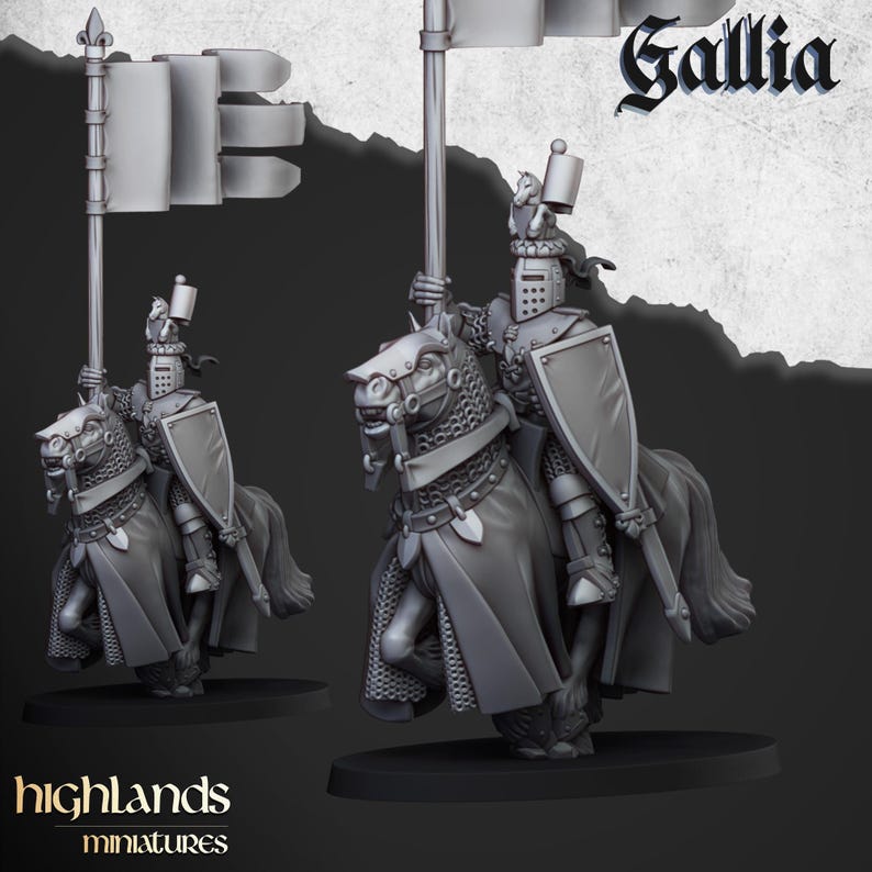 Knights of Gallia - in 12k- by Highlands Miniatures - Etsy
