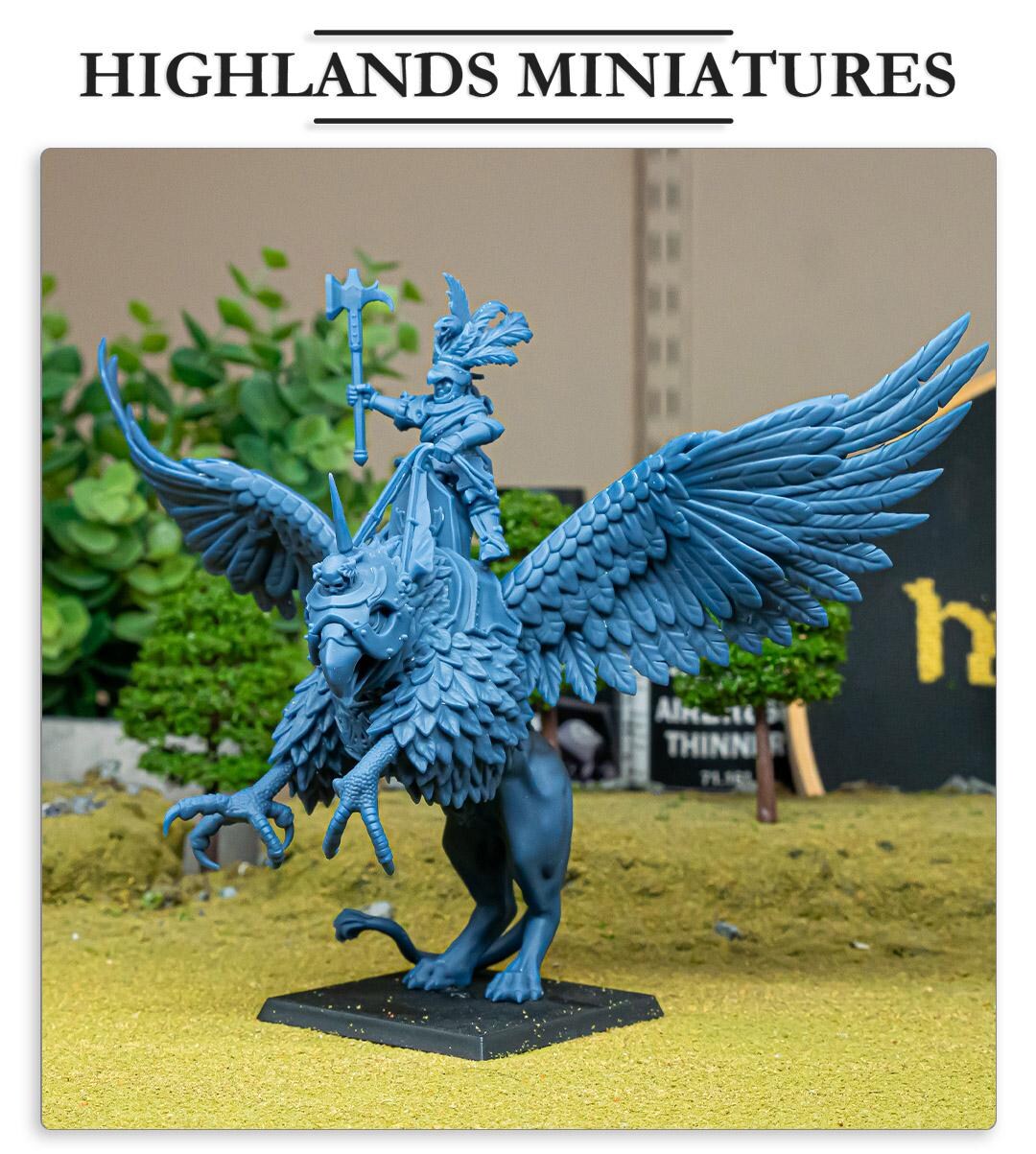Sunland Emperor on Griffon - in 12k- by Highlands Miniatures - Etsy