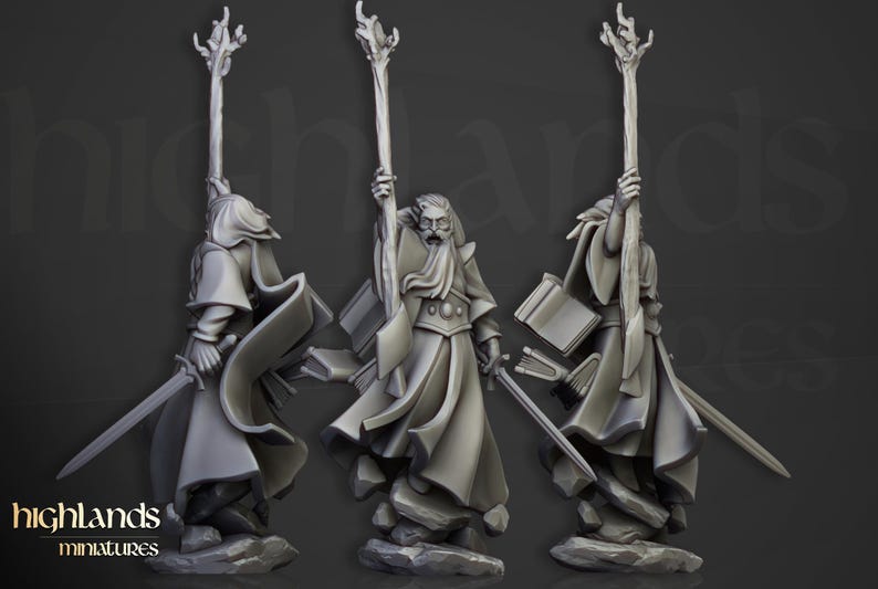 Houses of Magic - Wizards of the Empire of Sun - 8 Models - in 12k- by ...