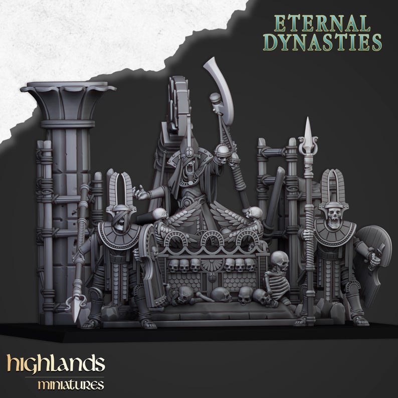 Pharaoh Funeral Ship - in 12k- by Highlands Miniatures - Etsy