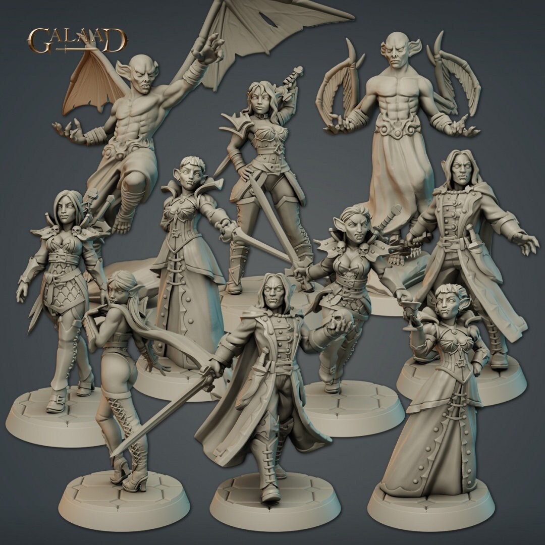 Vampire Pack A - 5 Models - in 8k - by Galaad - Etsy