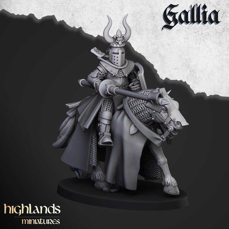 Knights of Gallia - in 12k- by Highlands Miniatures - Etsy