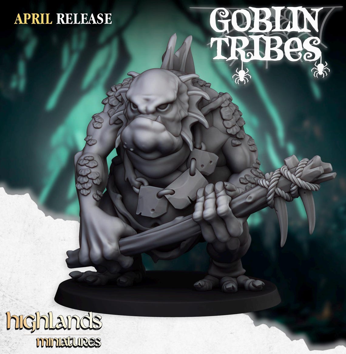 Swamp Trolls Miniature - in 12K - by Highlands Miniatures - Etsy