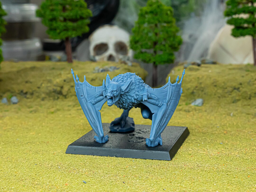 Pit Bat- in 12k- by Highlands Miniatures - Etsy