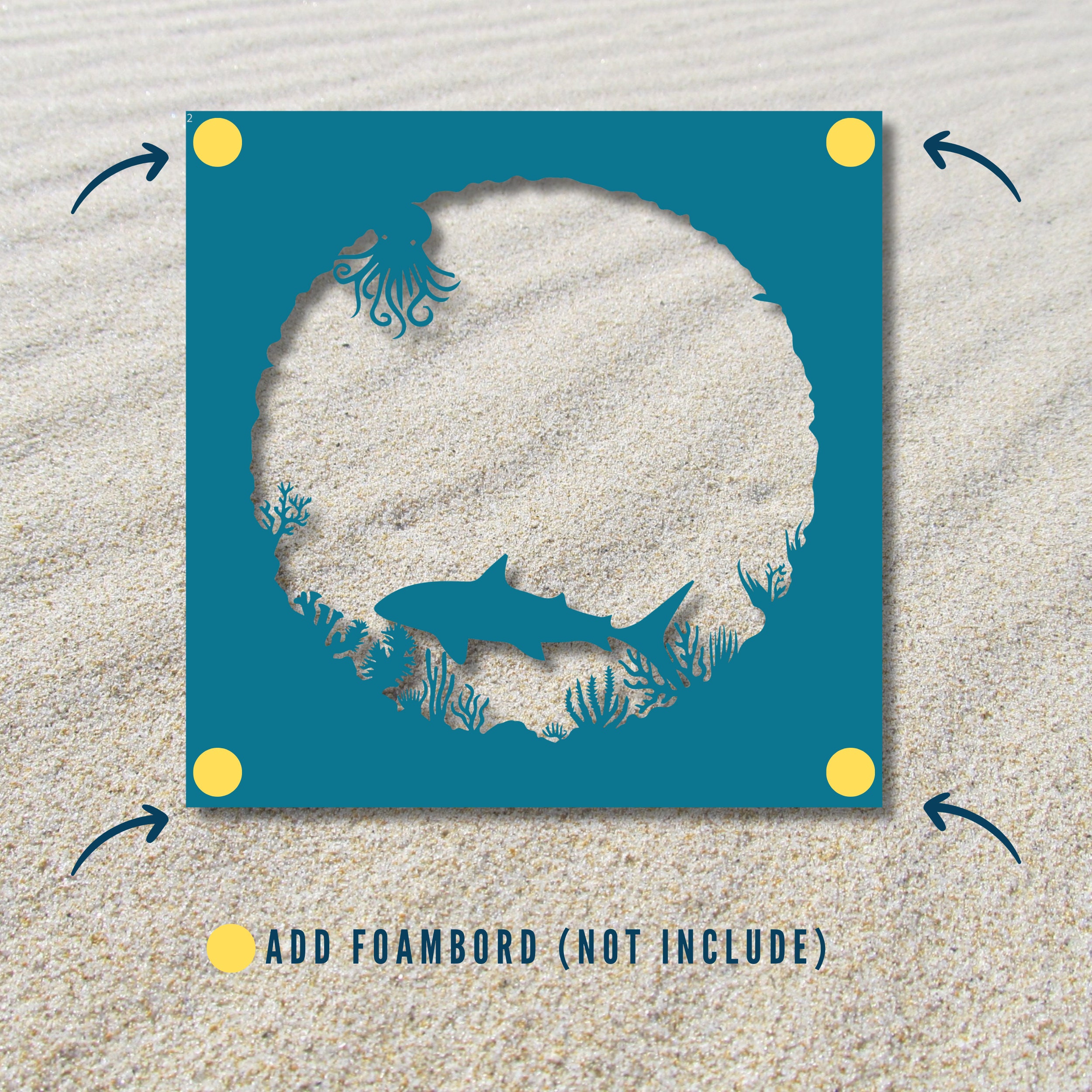 Marine Life 3D Shadow Box: Underwater Diver SVG, PDF - Etsy Australia
