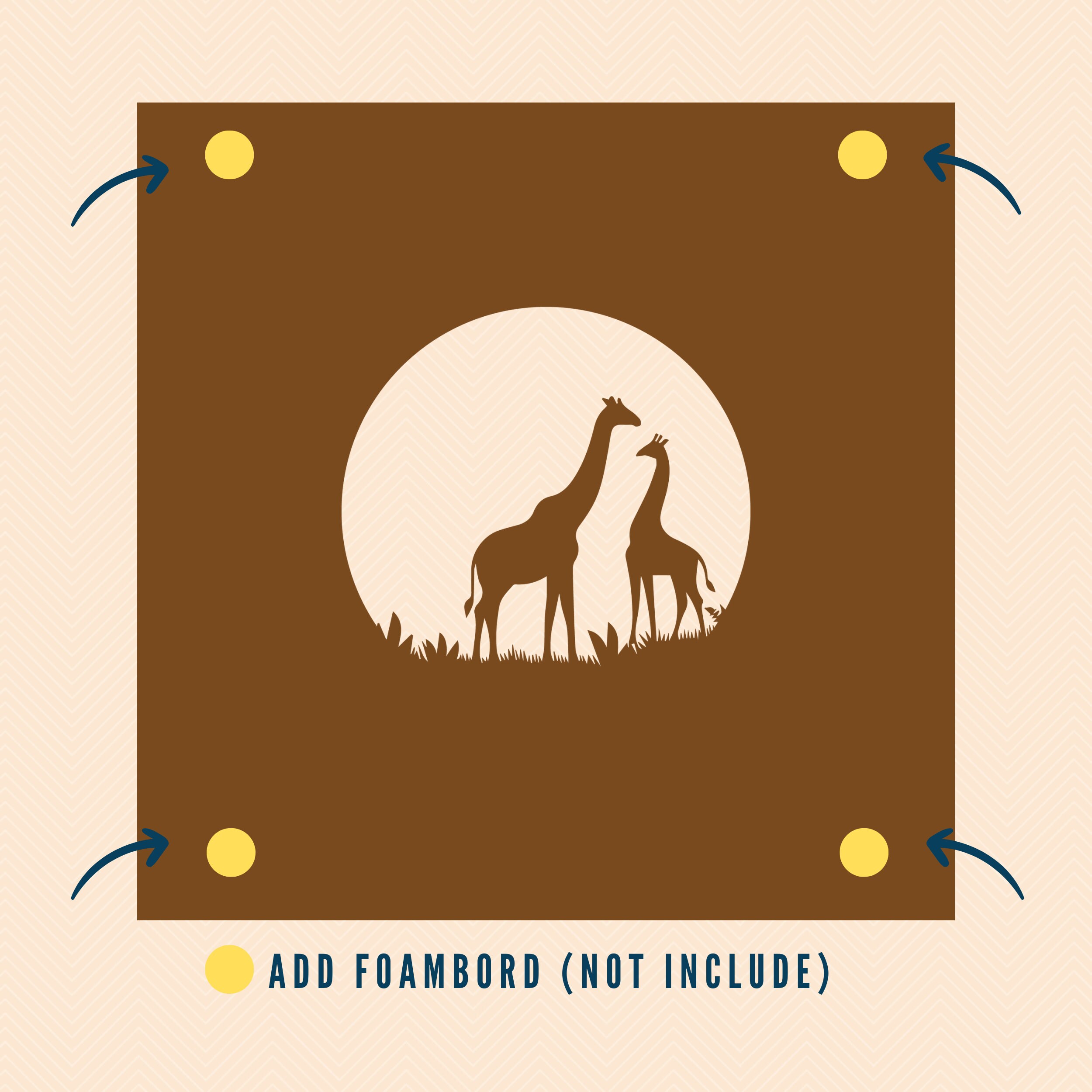 Elephant Safari Shadow Box SVG Template, African Papercut Lightbox ...