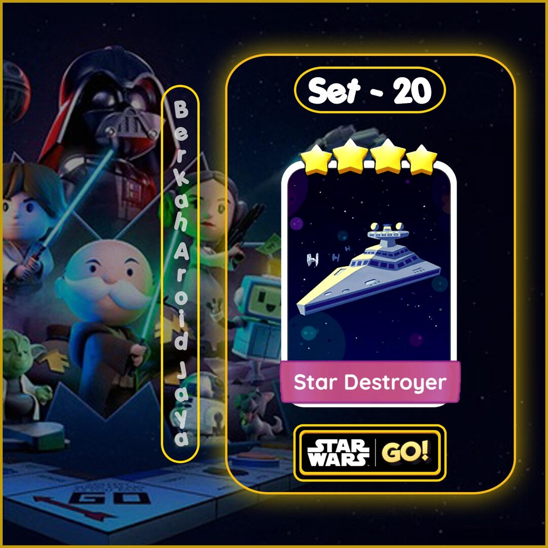 Star Destroyer - Monopoly_ Go_stickers 4 Star (set 20) Star-wars Album ...