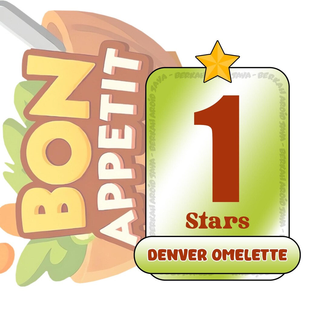Denver Omelette Monopoly_go Sticker - Bon Appetit Album (1pc/order) - Etsy