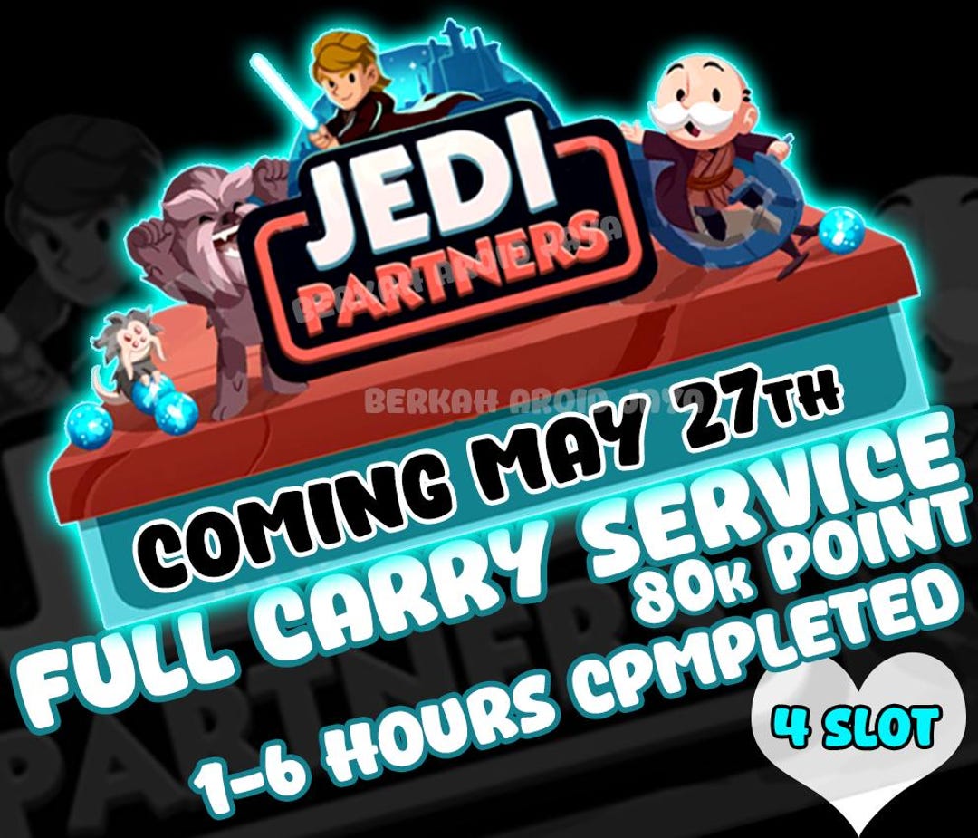 JEDI Partners (4 SLOT) MONOPOLY_GO Pertners Event on May 27th - Etsy