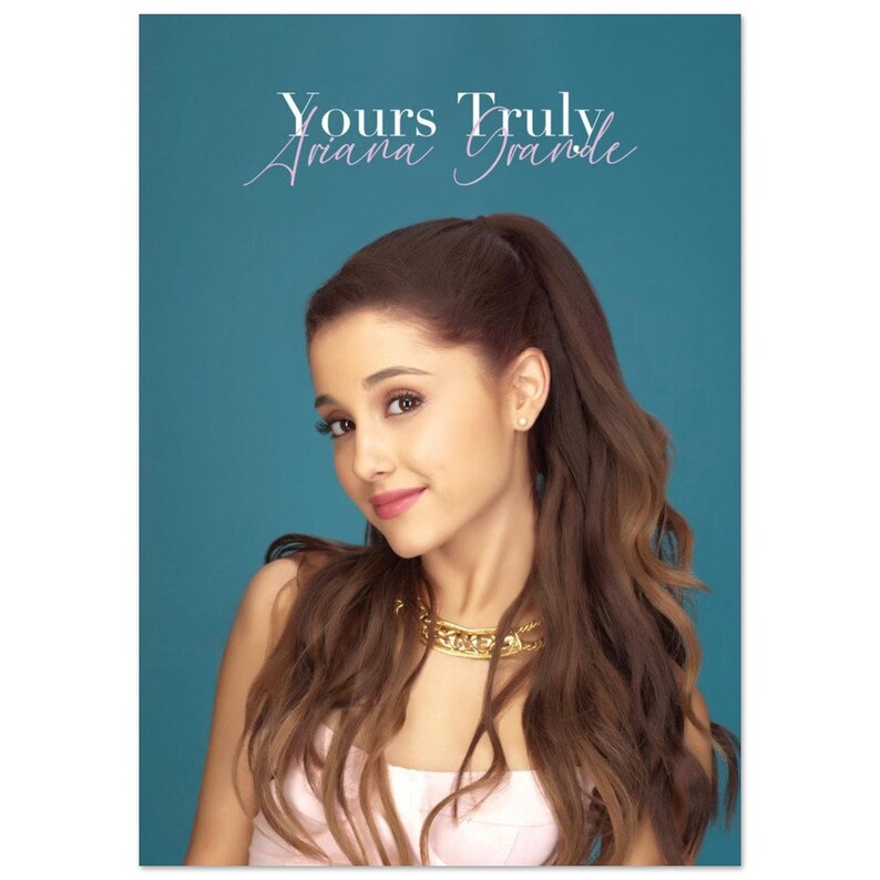 Yours Truly Album Cover Poster Ariana Grande Poster Ariana Grande Merch ...