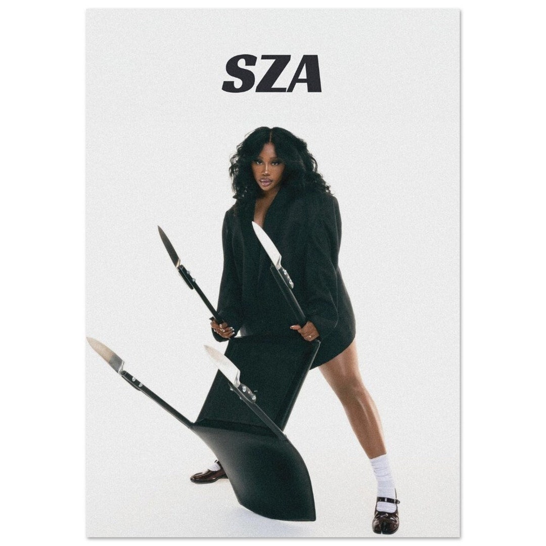 SZA SOS Poster SZA Knife Chair Sza Merch Sza Hand-made Fan Art Rare Sza ...