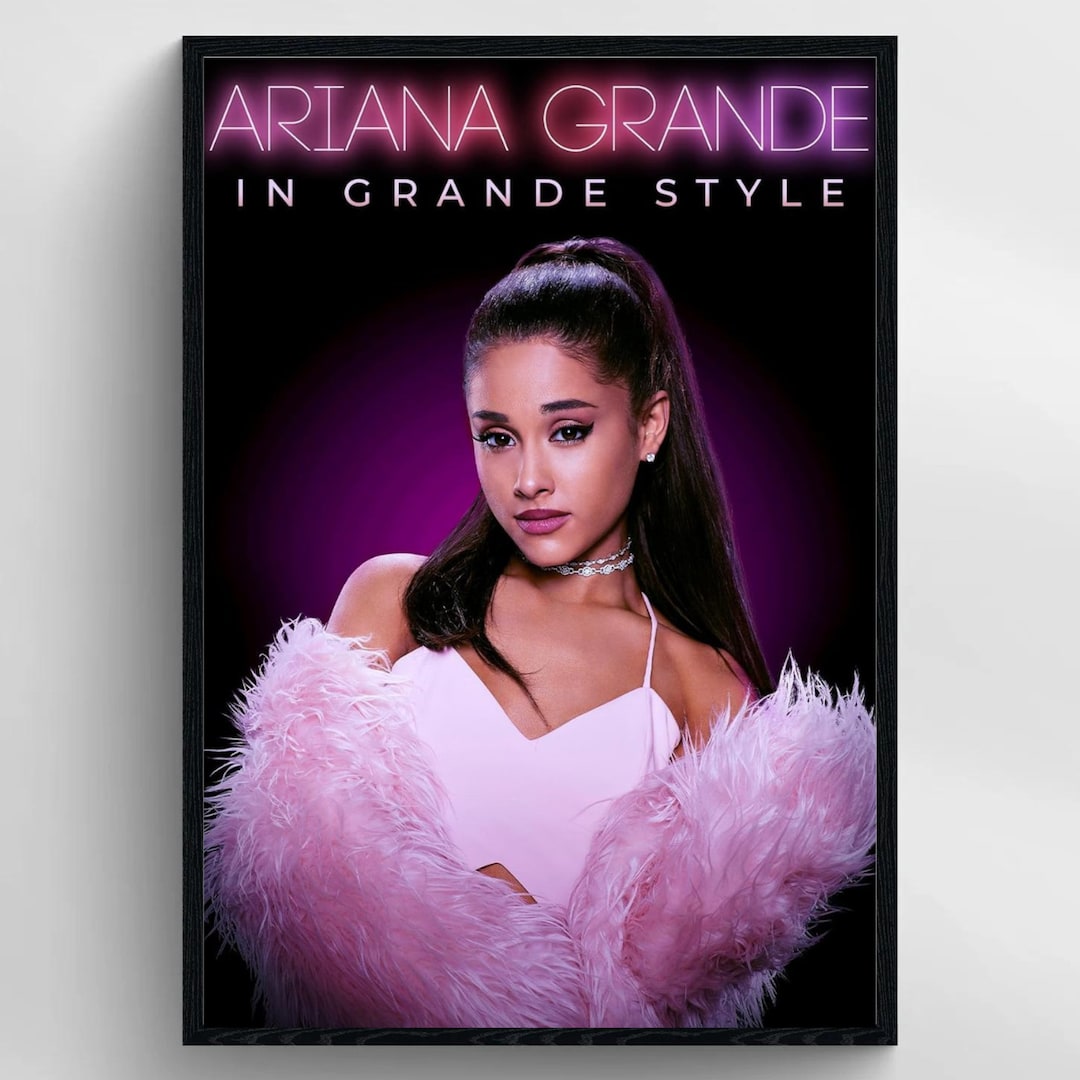 Ariana Grande Poster Music Lover Gifts Ariana Grande Merch Bedroom Wall ...