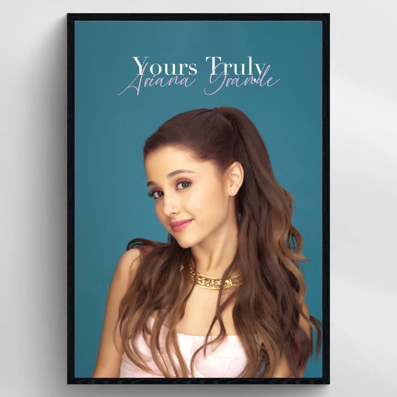 Yours Truly Album Cover Poster Ariana Grande Poster Ariana Grande Merch ...