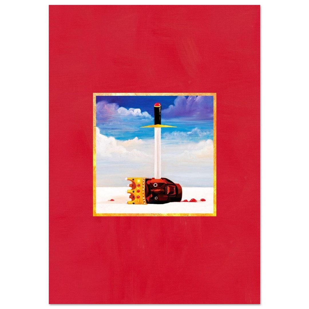 Kanye West my Beautiful Dark Twisted Fantasy - Etsy