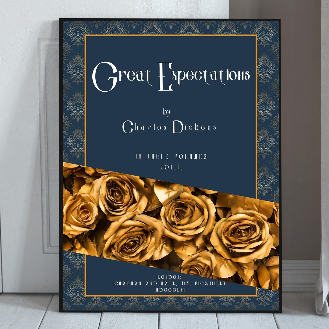 Great Expectations Printable Book Print, Book Lovers Gifts, Booknook ...