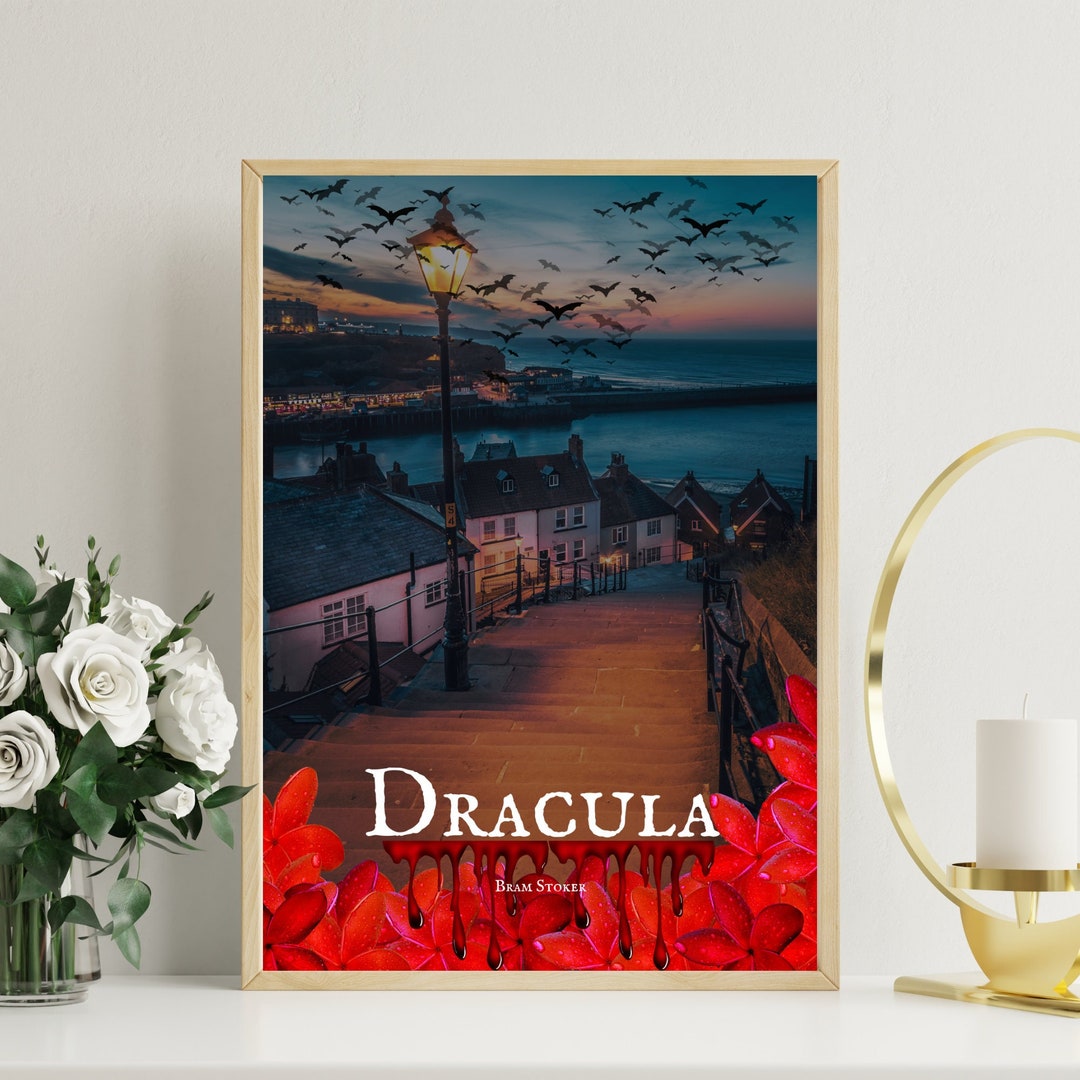 Dracula Poster, Bram Stoker, Instant Download, Wall Art, Literary Gift ...