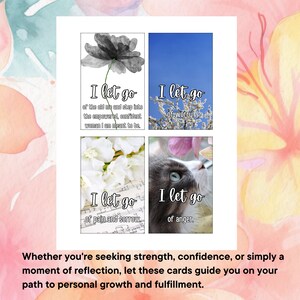 50 Printable Affirmation Cards for Mental Health and Self Care Plus 6 ...