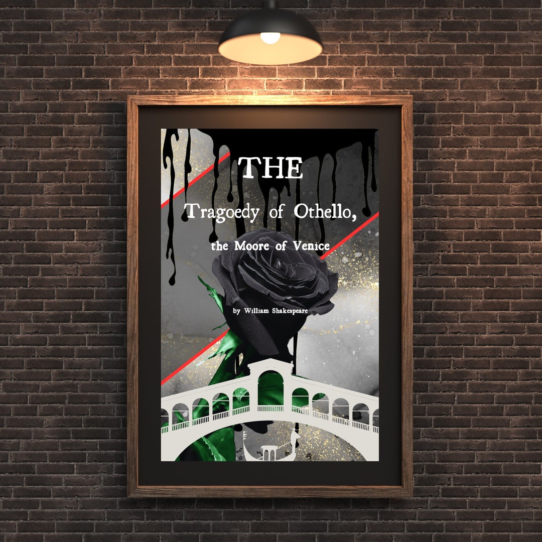 Othello Inspired Book Poster, Digital Download, Printable Wall Art ...