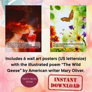 50 Printable Affirmation Cards for Mental Health and Self Care Plus 6 ...