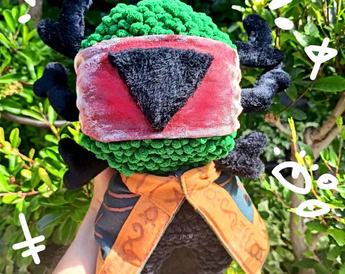 Leshy Plush Hand Made, Cult of the Lamb (COTL), Leshy Follower - Etsy
