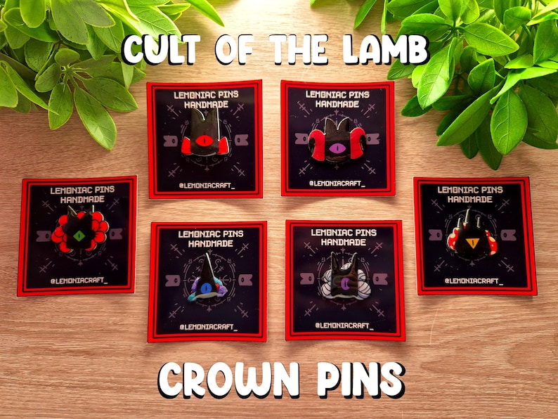 Pins Based on Cult of the Lamb, Narinder, Leshy, Shamura, Heket ...