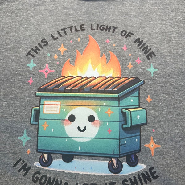 Dumpster Fire Light of Mine - Etsy