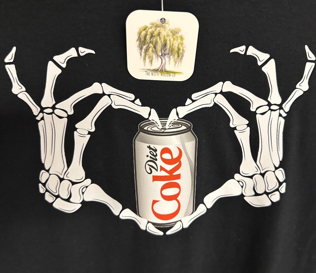 Diet Coke Skeleton Heart Hands - Etsy