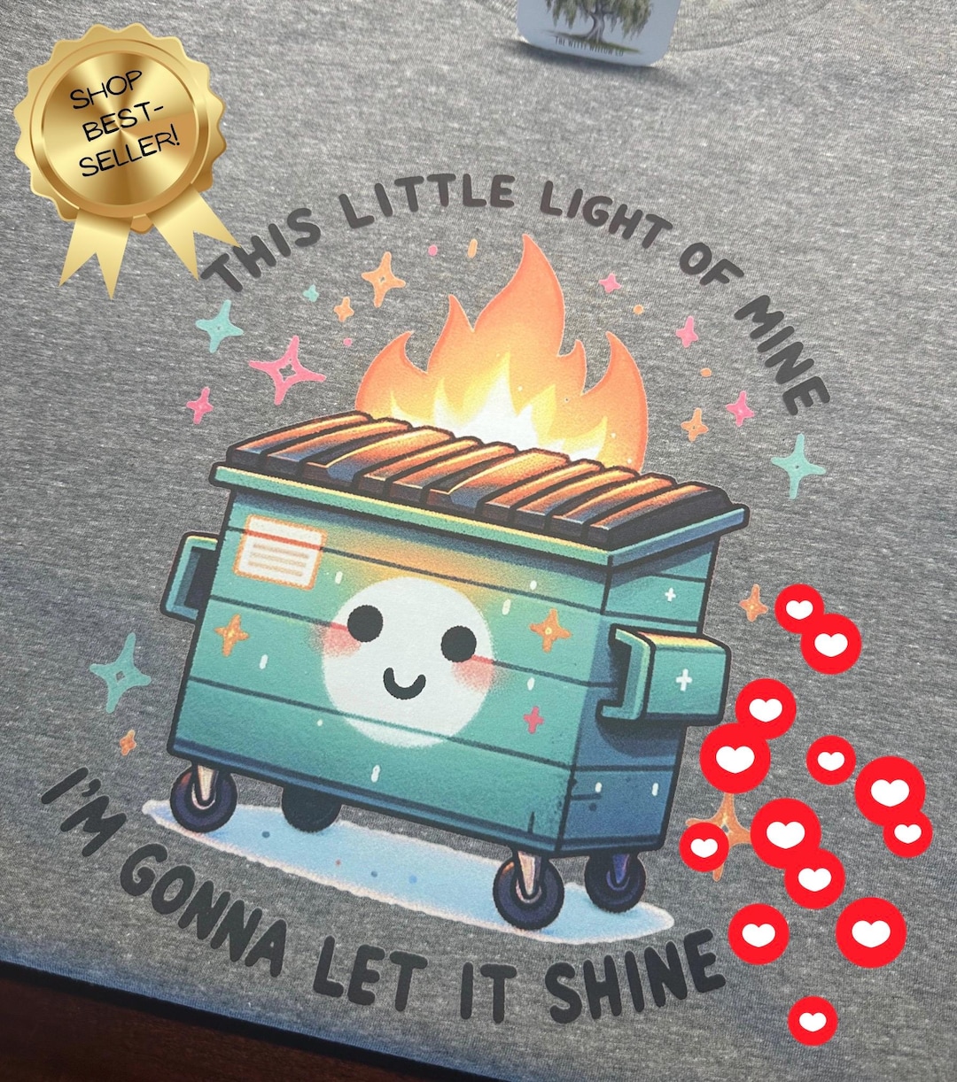 Dumpster Fire This Little Light of Mine - Etsy