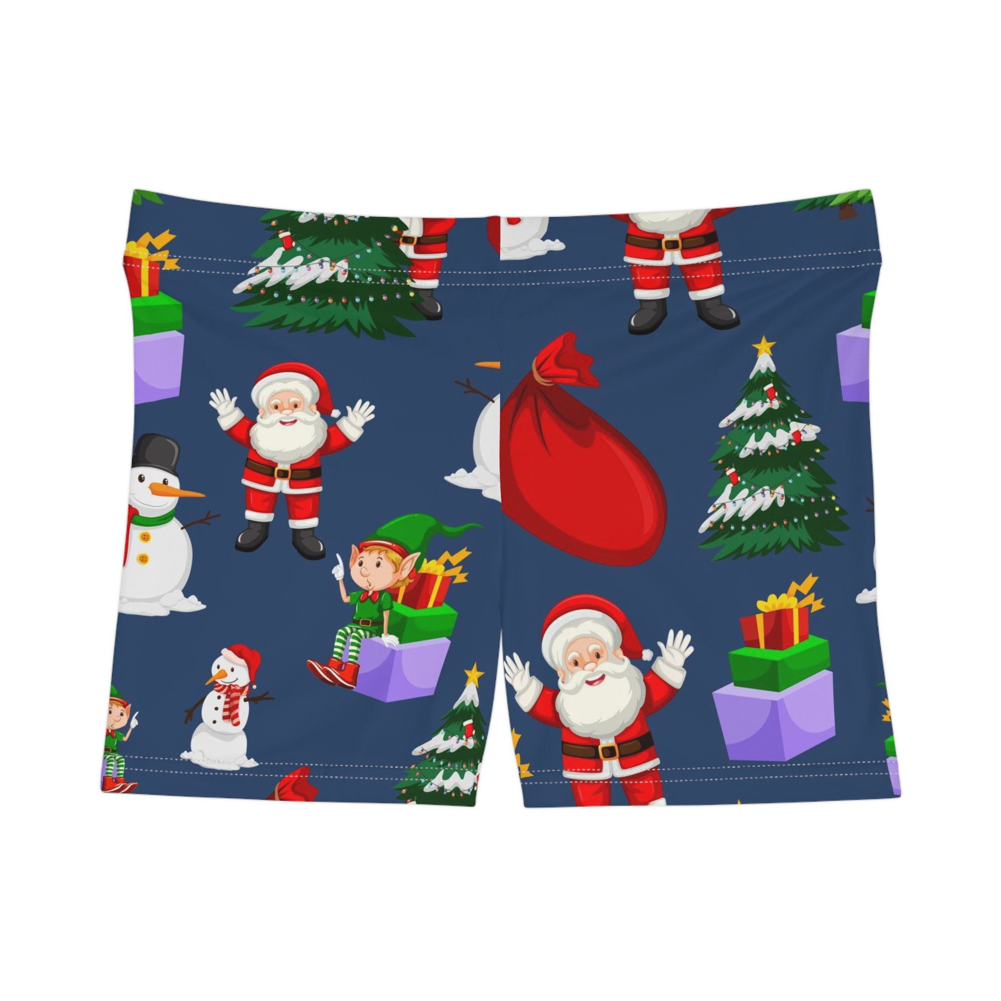 Fun Christmas Retro Christmas Women's Athletic Shorts - Etsy