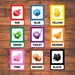 Montessori 3 Part Cards Printable Digital Flashcards Colors Learning ...