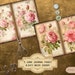 Vintage Rose Shabby Junk Journal Pages Ephemera Digital Scrapbook Paper ...