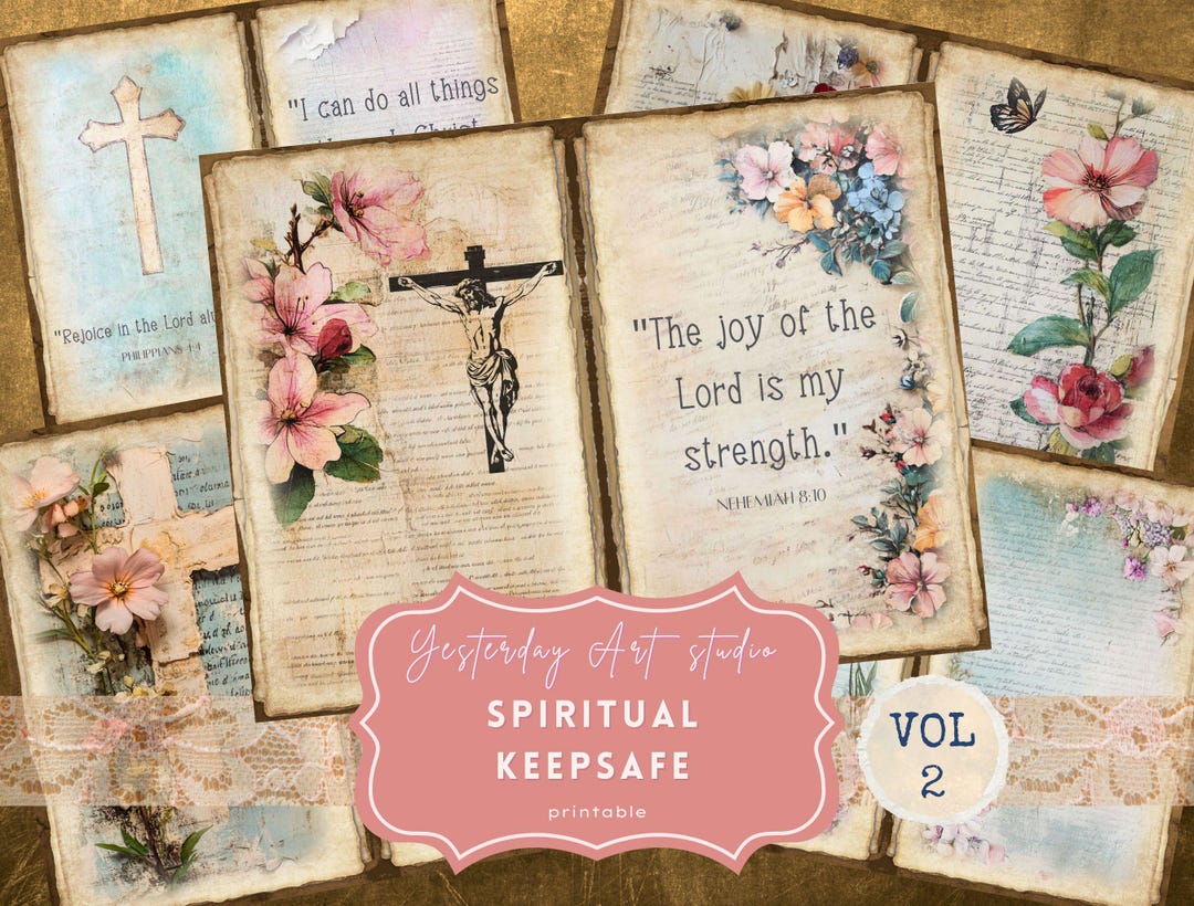Prayer Journal Kit Devotional Journal Faith Scripture Christian Junk ...