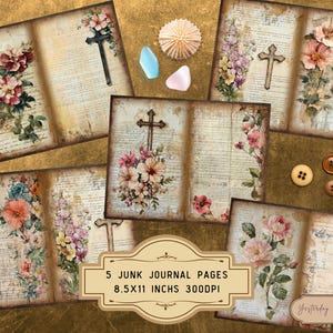 Prayer Journal Kit BUNDLE Devotional Journal Faith Scripture Christian ...