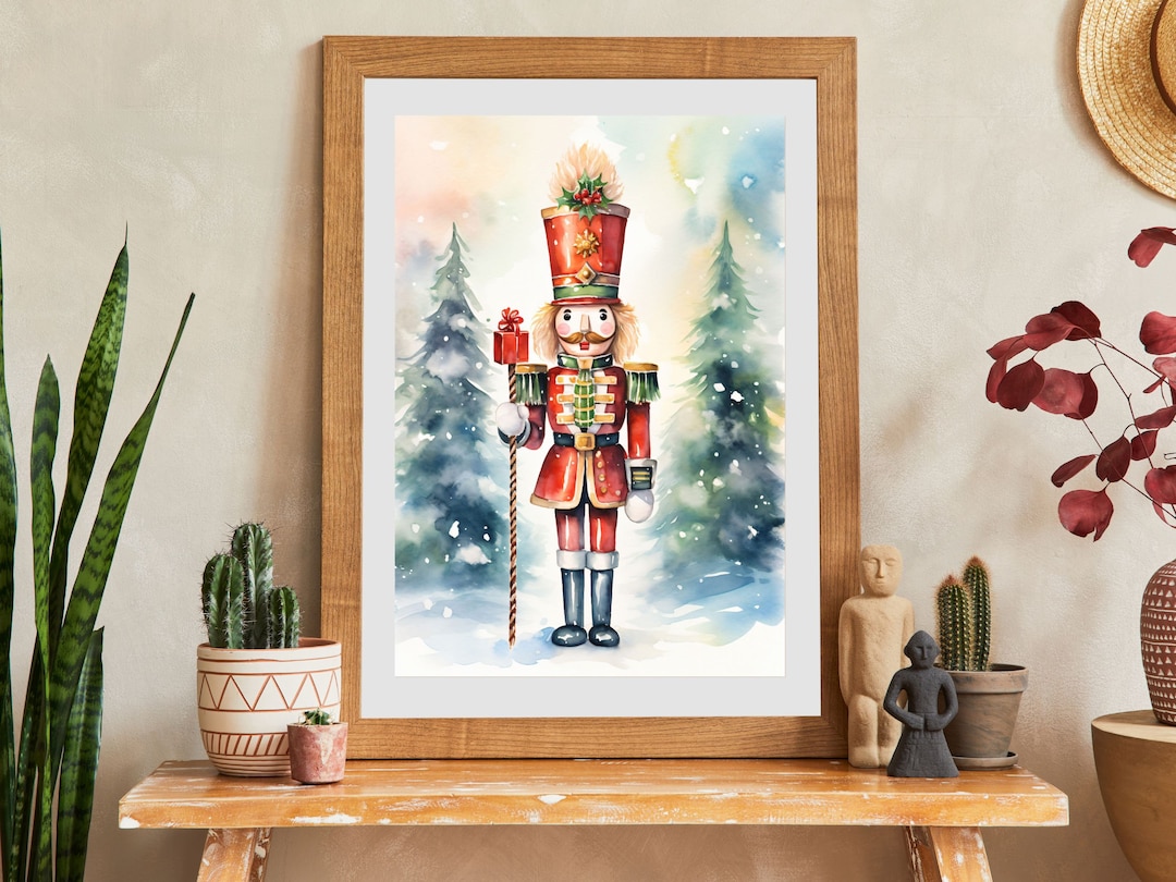 Nutcracker Printable Wall Art Christmas Decor Printable Christmas Wall ...