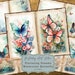 Fantasy Library Junk Journal Pages Ephemera Digital Scrapbook Paper Kit ...