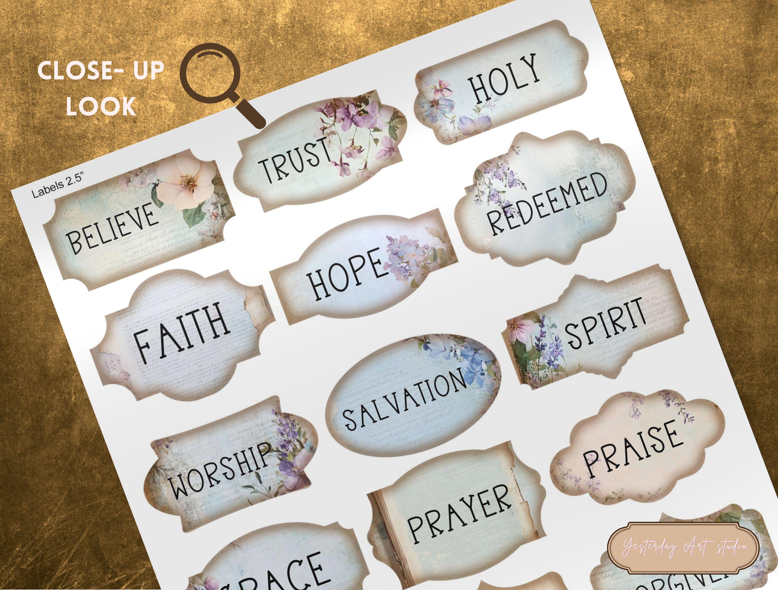 Prayer Journal Kit BUNDLE Devotional Journal Faith Scripture Christian ...