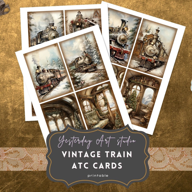 Train Scrapbook - Etsy